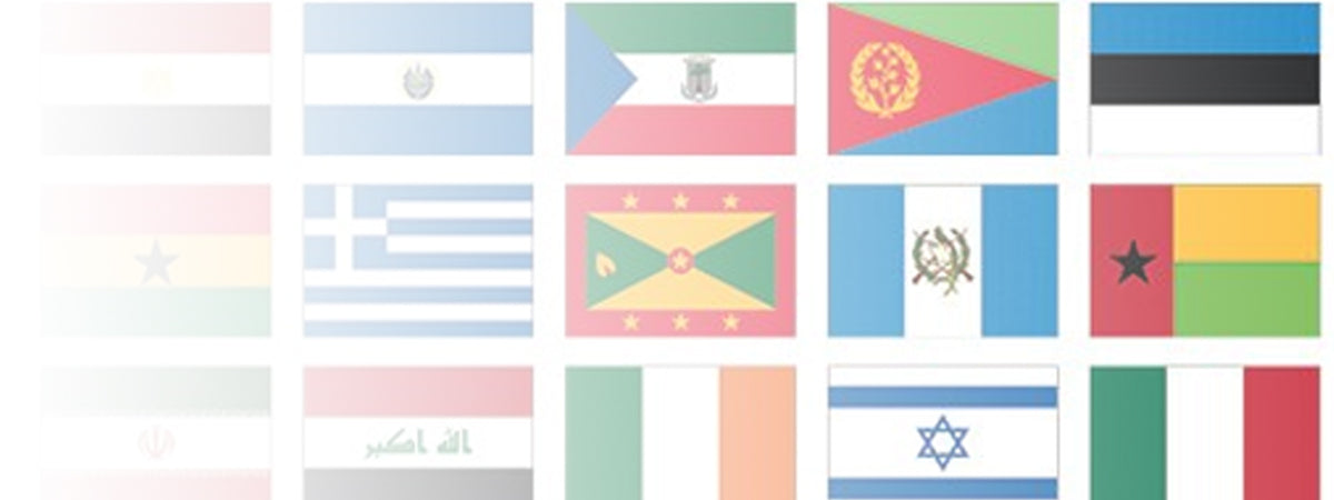 National World Flags to Buy | 5ft x 3ft £4.44 | Flag and Bunting Store