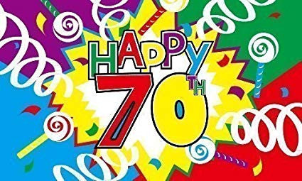 Buy Happy 70th Birthday Flags | Happy 70th Birthday Flags for sale at ...