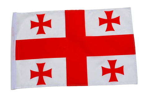 Georgia Flag - Premium Polyester National Flags | UK Fast Delivery ...