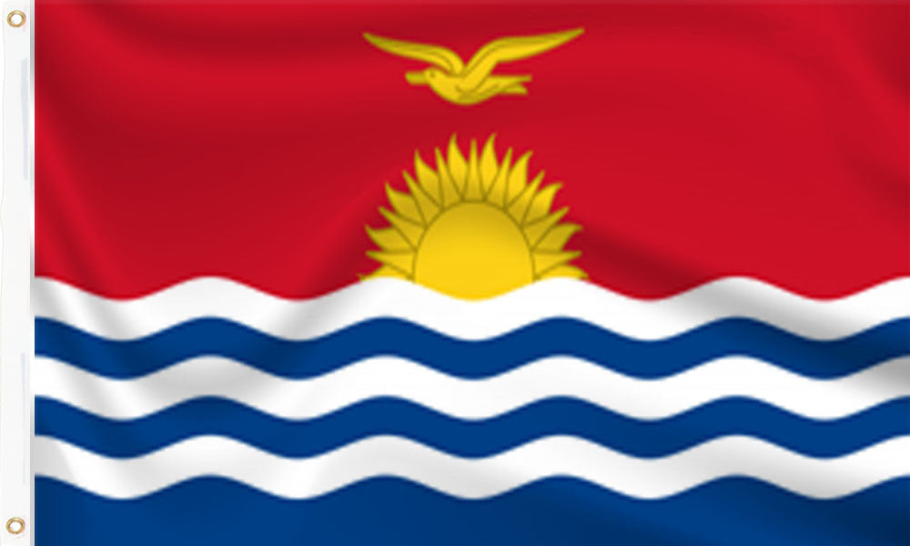Kiribati Flag - Premium Polyester National Flags | UK Fast Delivery ...