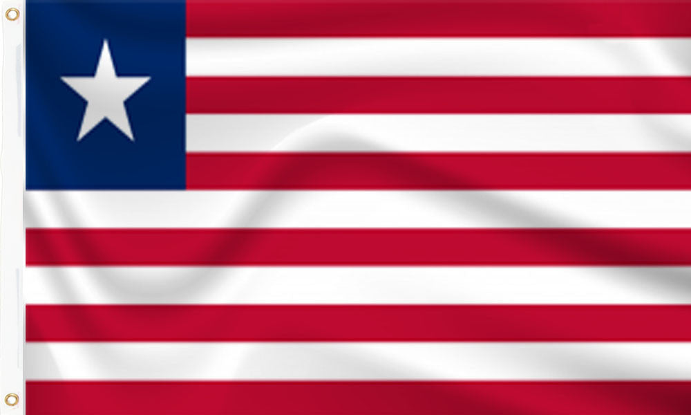 Liberia Flag - Premium Polyester National Flags | UK Fast Delivery ...