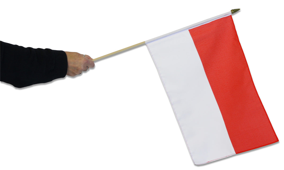 Monaco Waving Flag | Buy Monaco Hand Flags at Flag and Bunting Store