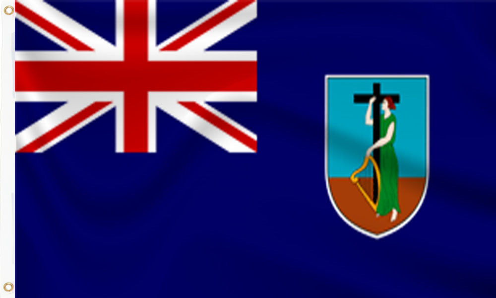 Montserrat Flag - Premium Polyester National Flags | UK Fast Delivery ...