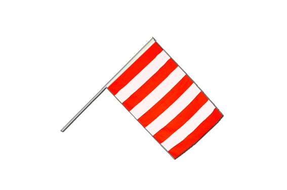 Red & White Striped Waving Flag | Buy Red & White Striped Hand Flags at ...