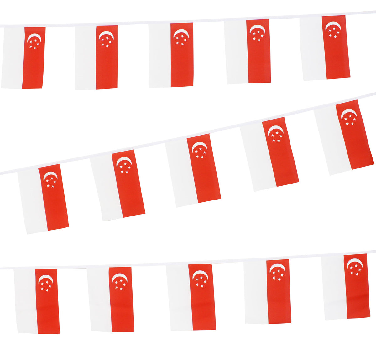 Singapore Bunting | Buy Singapore Flag Bunting at Flag and Bunting Store