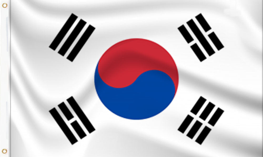 Buy South Korea Flags | South Korea Flags for sale at Flag and Bunting ...