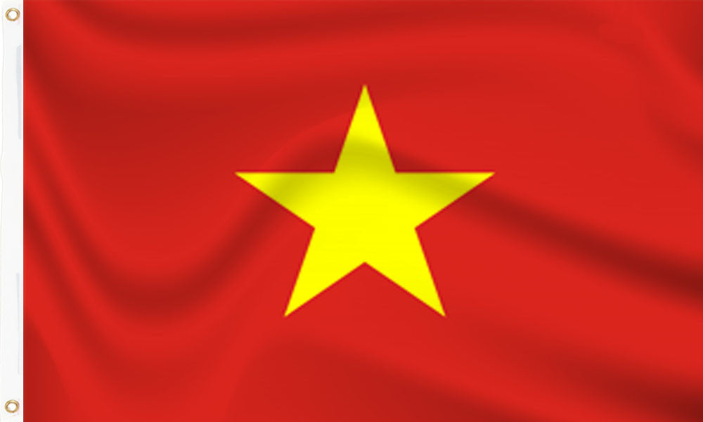 Vietnam Flag - Premium Polyester National Flags | UK Fast Delivery ...