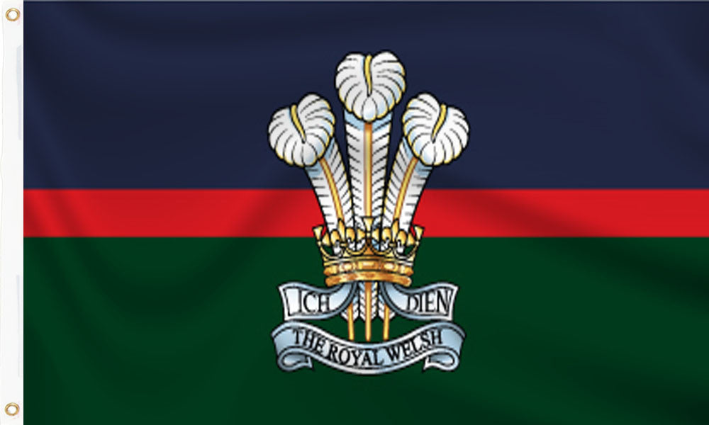 Royal Welsh Regiment Flag - Regimental Flags | Premium Polyester Flags ...