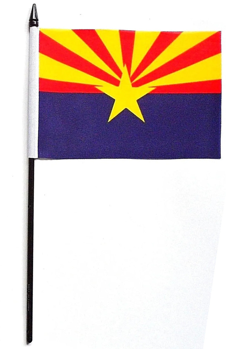 Arizona Hand Desk Flag | Buy Arizona Table Flags at Flag and Bunting Store