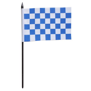 Blue & White Chequered Flags | Buy Blue & White Checked Flags at Flag ...