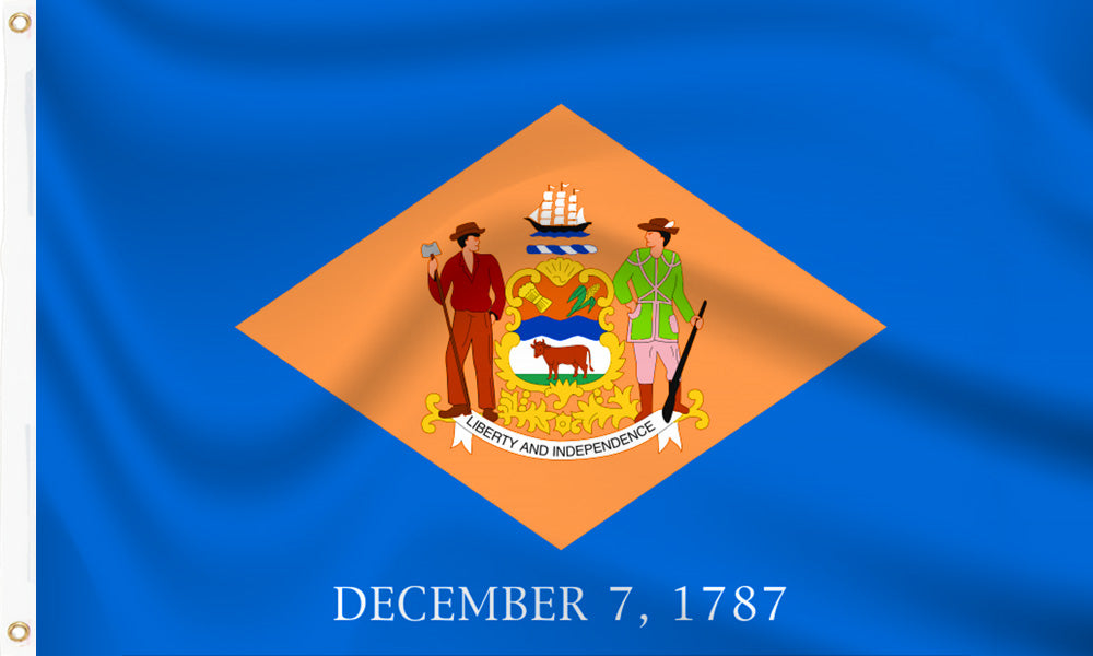 Delaware Flag - US State Flags | Premium Quality UK Delivery – Flag and ...