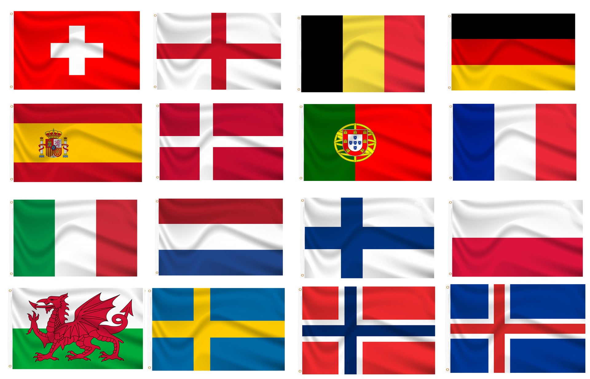 WOMEN'S EURO 2025 FLAG PACK – Flag and Bunting Store