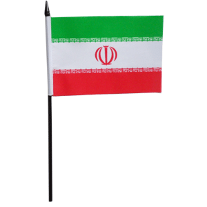 Iran Desk Flag | Buy Iranian Table Flags at Flag and Bunting Store