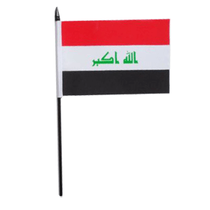 Iraq Desk Flag | Buy Iraqi Table Flags at Flag and Bunting Store