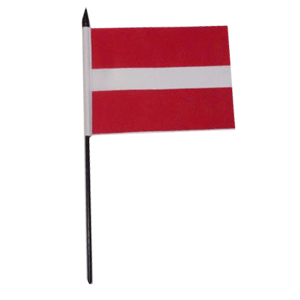 Latvia Desk Flag | Buy Latvian Table Flags at Flag and Bunting Store