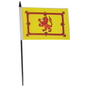 Scotland Lion Rampant Desk Flag | Buy Lion Rampant Table Flags at Flag ...