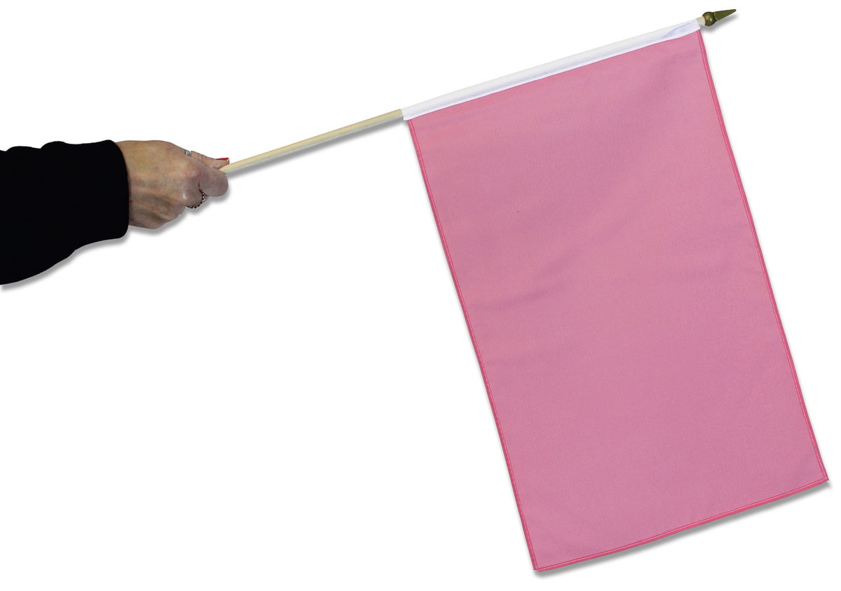 Pink Waving Flag | Buy Pink Hand Flags at Flag and Bunting Store