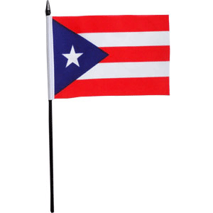 Puerto Rico Desk Flag | Buy Puerto Rico Table Flags at Flag and Bunting ...