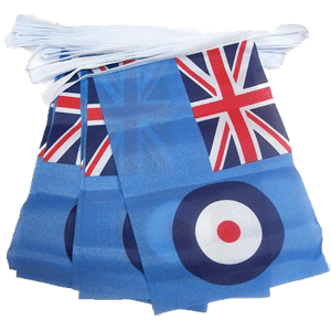 RAF Ensign Bunting | Buy RAF Ensign Flag Bunting at Flag and Bunting Store