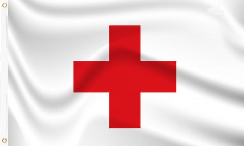 Red Cross Flag - Premium Polyester Flags | UK Fast Delivery – Flag and ...