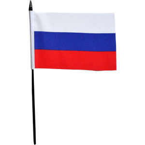 Russia Desk Flag | Buy Russian Table Flags at Flag and Bunting Store