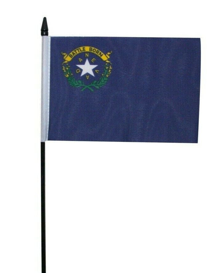 Nevada Hand Desk Flag | Buy Nevada Table Flags at Flag and Bunting Store