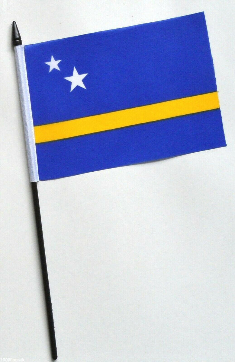 Curacao Desk Flag | Buy Curacao Table Flags at Flag and Bunting Store