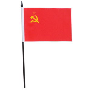 Hammer & Sickle Desk Flag | Buy USSR Table Flags at Flag and Bunting Store
