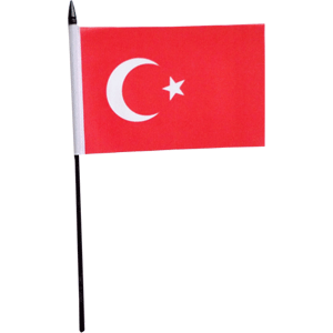 Turkey Desk Flag | Buy Turkish Table Flags at Flag and Bunting Store