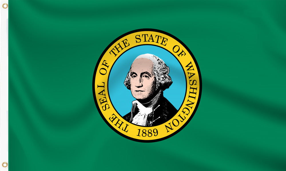 Washington State Flag - US State Flags | Premium Quality UK Delivery ...