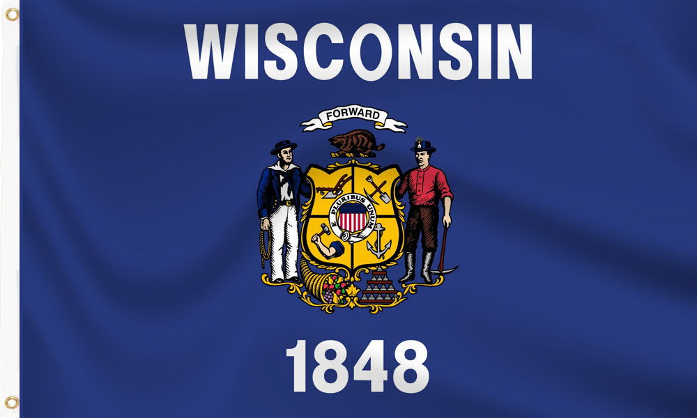 Wisconsin Flag - US State Flags | Premium Quality UK Delivery – Flag ...